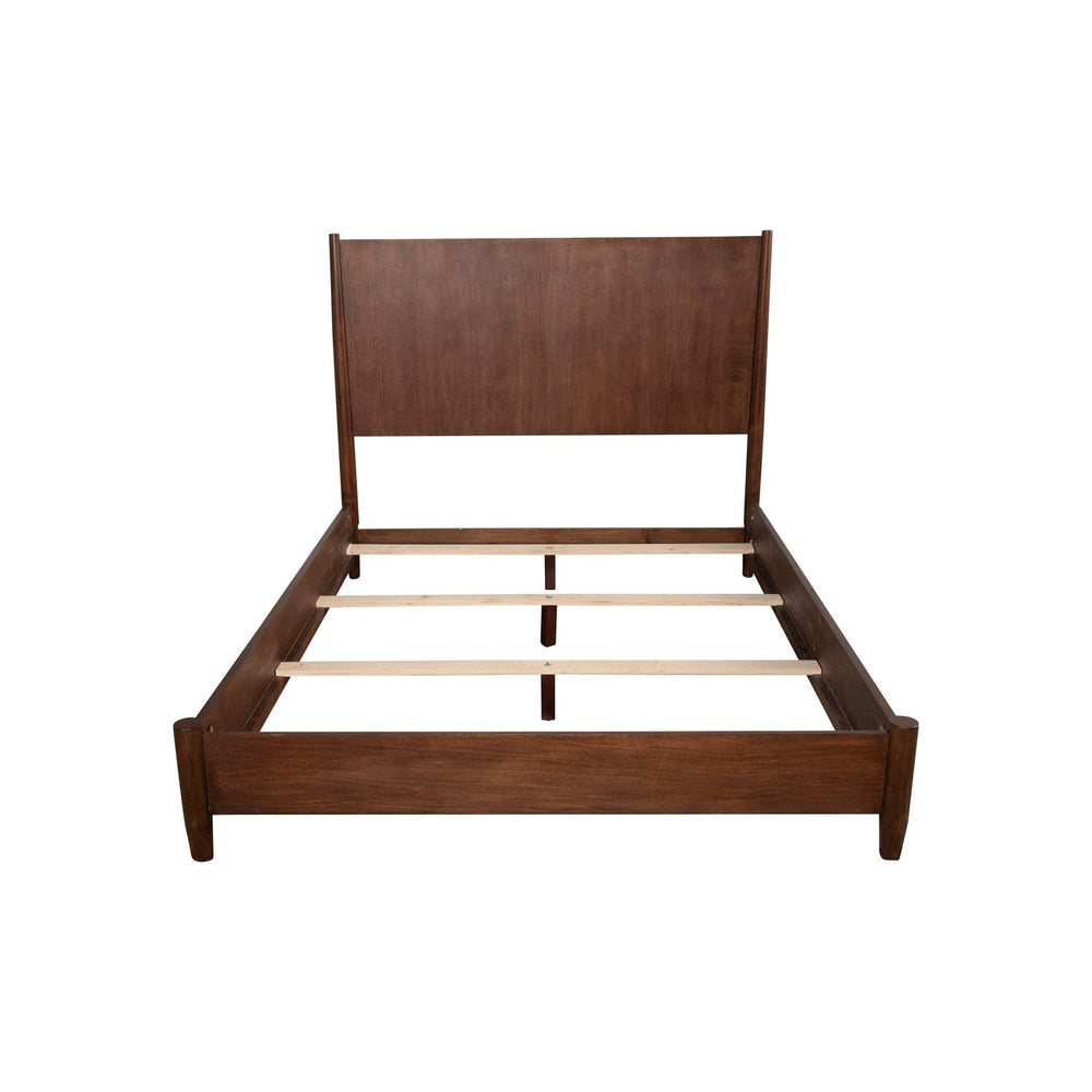 Flynn Panel Bed Walnut | Queen, King, Cal King Sizes Available