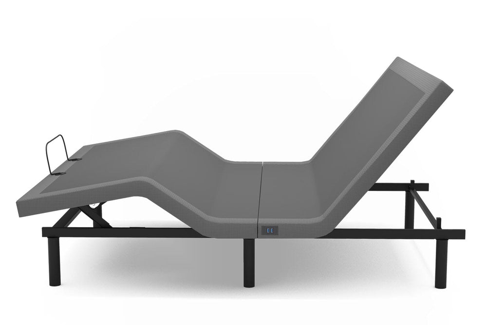Rize Silver Adjustable Bed | Electric Base with Zero-G & Lift | Plushbeds